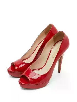 Prada Platform Peep-toe Pumps