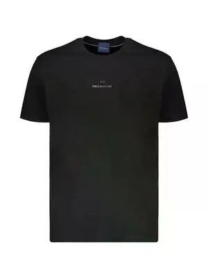 Paul & Shark Logo-print Crew-neck T-shirt - Black
