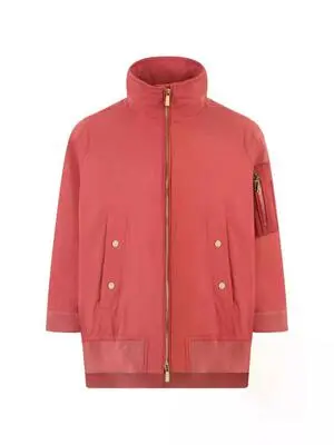 MOORER Zip-up High-neck Jacket