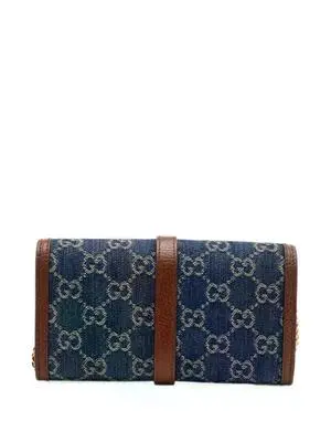 Gucci Jackie 1961 Gg Denim Cross Body Bag