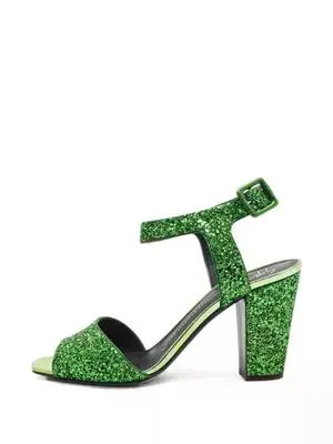 GIUSEPPE ZANOTTI Emmanuelle Ankle-strap Sandals - Green