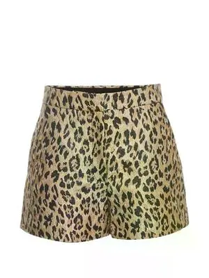 Valentino Garavani Leopard-print Jacquard Shorts