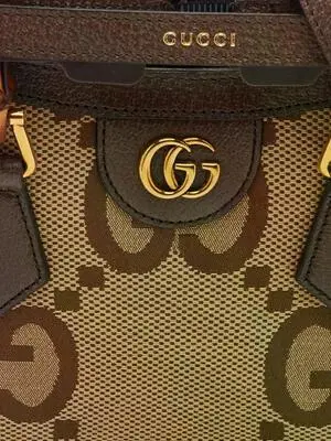 Gucci Small Bamboo Diana Gg Jumbo Tote Bag