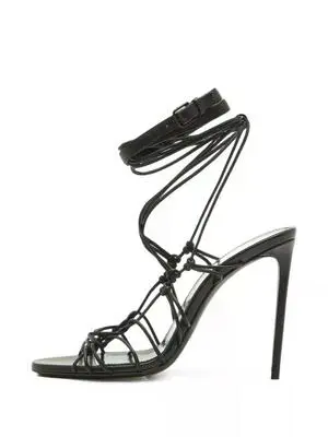 Saint Laurent Knot Detailing Sandals For Women