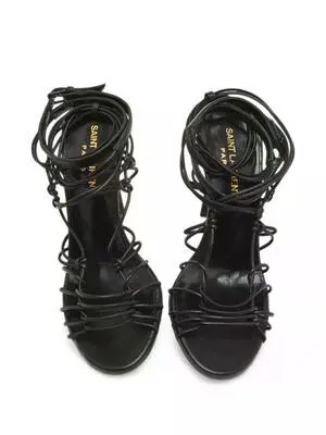 Saint Laurent Babylone Knotted Heeled Sandals