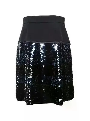LOUIS VUITTON Sequin A-line Mini Skirt