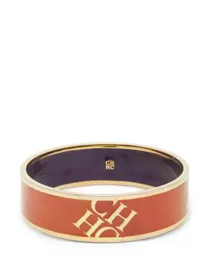 Carolina Herrera Tone Enamel Ch Bracelet - Gold