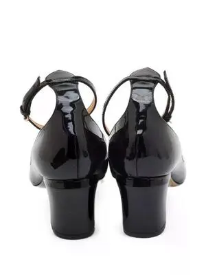Valentino Garavani Patent Leather Ankle Strap Pumps