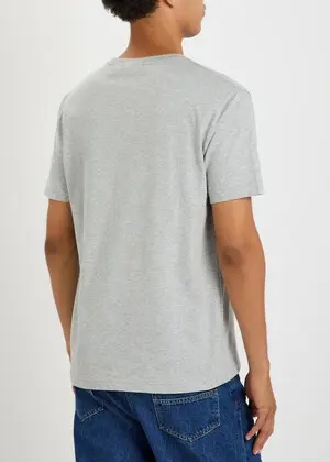 Gant Logo-embroidered Cotton T-shirt