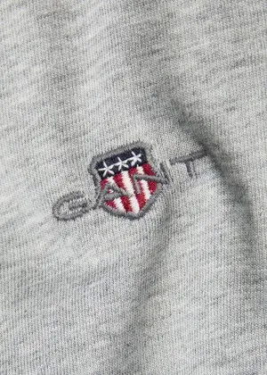 Gant Logo-embroidered Cotton T-shirt