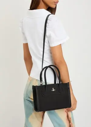 VIVIENNE WESTWOOD Troy Small Twill Tote Bag