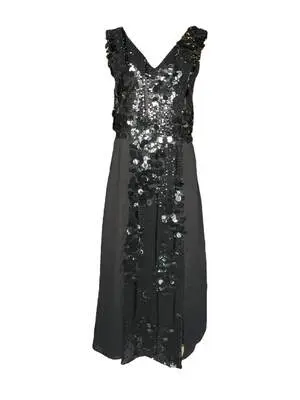ANY OLD IRON Hand-beaded Sequin Embellished Maxi Dress