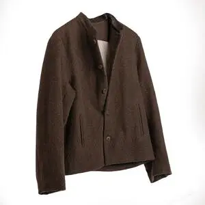 CHARKHA & LOOM Shepherd Wool Jacket - Black