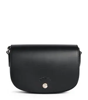 Longchamp Small Leather Épure Cross-body Bag Black