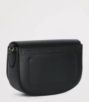 Longchamp Small Leather Épure Cross-body Bag - Black