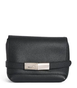 Longchamp Leather Le Smart Cross-body Bag - Black