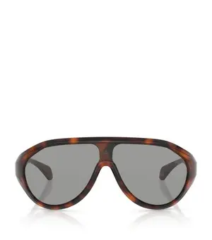 Moncler Tortoiseshell Aviator Sunglasses