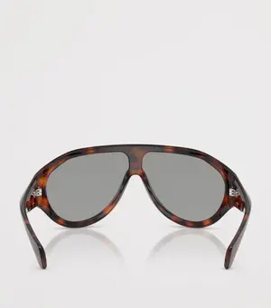 Moncler Tortoiseshell Aviator Sunglasses
