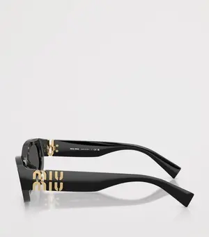 Miu Miu Irregular Rectangle Sunglasses