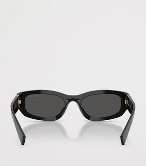 Miu Miu Irregular Rectangle Sunglasses