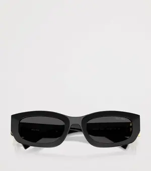 Miu Miu Irregular Rectangle Sunglasses