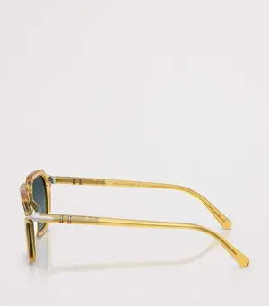 Persol Acetate Square Frame Sunglasses