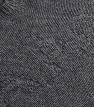 A.p.c. Wool Logo George Sweater - Black