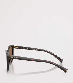 Prada Tortoiseshell Square Sunglasses