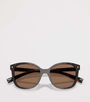 Prada Tortoiseshell Square Sunglasses