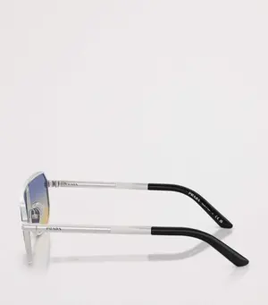 Prada Steel Pillow Sunglasses
