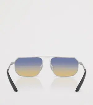 Prada Steel Pillow Sunglasses