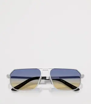 Prada Steel Pillow Sunglasses