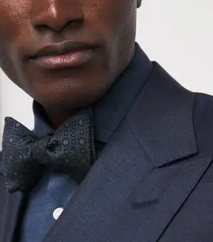 Eton Silk Medallion Bow Tie