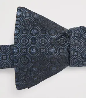 Eton Silk Medallion Bow Tie