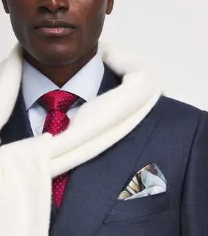 Eton Silk Portrait Pocket Square