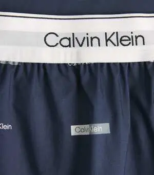 Calvin Klein Cotton Poplin Logo Pyjama Bottoms