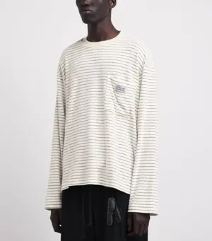 SONG FOR THE MUTE Stripe Long-sleeve T-shirt