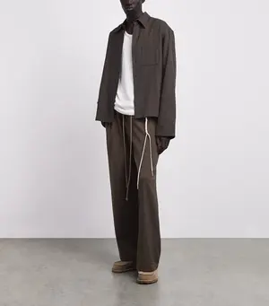 SONG FOR THE MUTE Wide-leg Drawstring Trousers