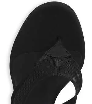 Alaïa Mesh Thong Mules 90 - Black