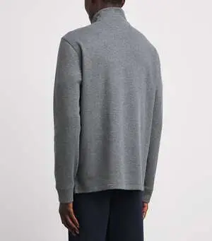 Polo Ralph Lauren Estate Rib Quarter-zip Sweater - Grey