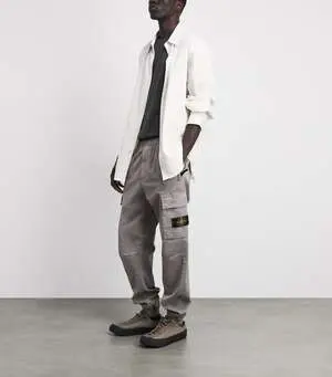 Stone Island Stretch-cotton Cargo Trousers