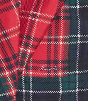 Harrods Silk Tartan Scarf