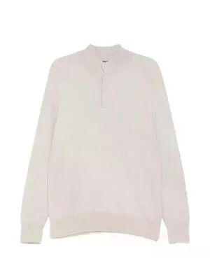 N.peal Half-button Sweater - Grey