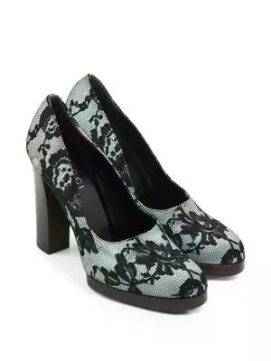 Gucci Floral Lace Pumps