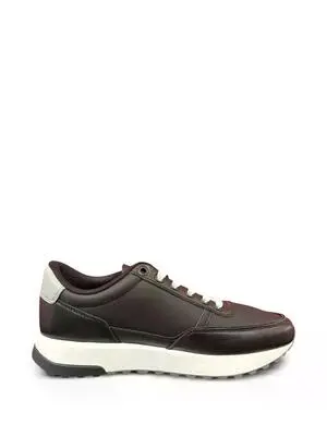Calvin Klein Round Toe Panelled Sneakers
