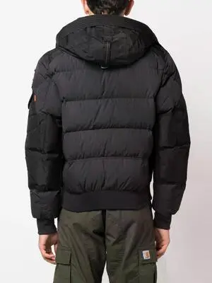 PARAJUMPERS Logo-patch Hooded Down Jacket