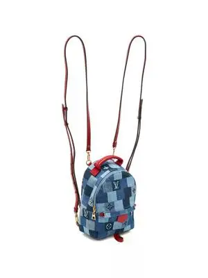 LOUIS VUITTON 2020 Palm Springs Mini Patchwork Backpack