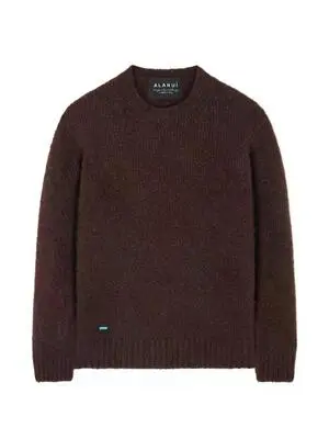 Alanui Ribbed-knit Cashmere-blend Sweater - Brown
