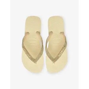 Havaianas Top Glitter Rubber Flip-flops