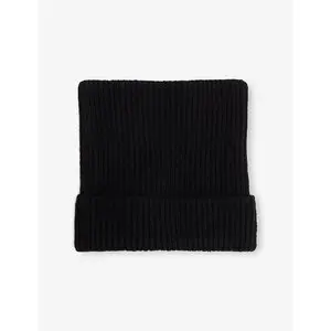 Acne Studios Ribbed Brand-patch Wool-blend Beanie